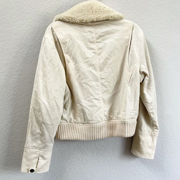 Coach | Jackets & Coats | Coach Corduroy Utility Jacket Cream Size 2 ...